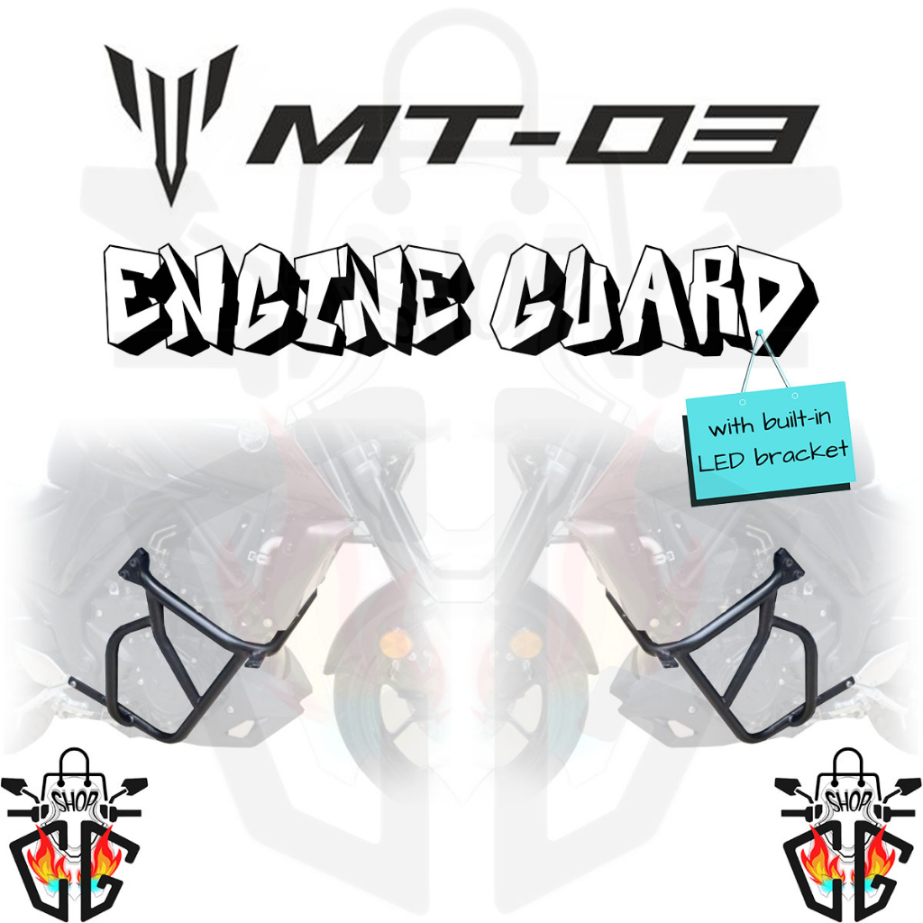 YAMAHA MT-03 - Engine Guard Heavy Duty COD | Shopee Philippines