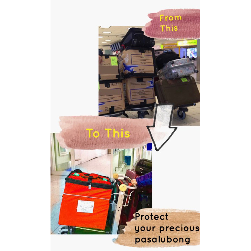 Balikbayan Box Cover Heavy Duty (Red) 20x20x20 inches ON HAND we ship ...