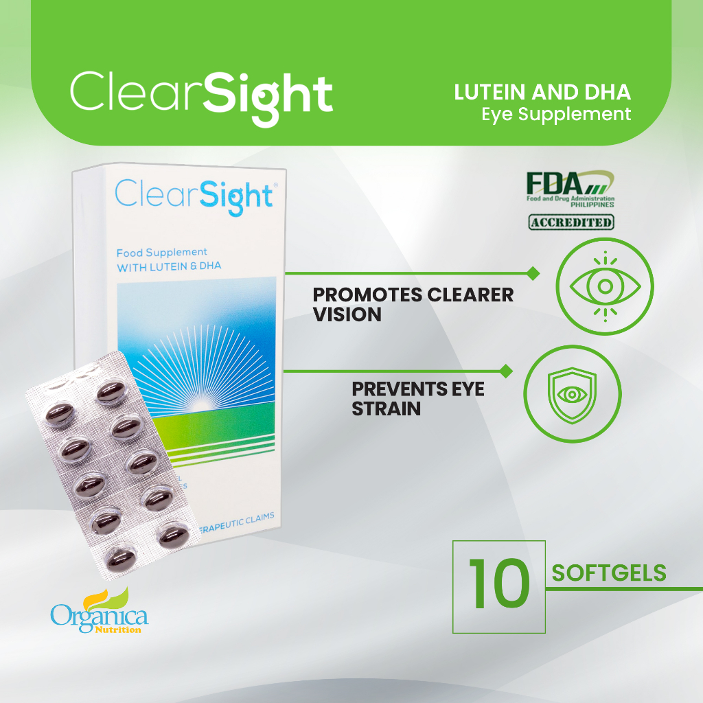ClearSight Eye Supplement (10 Softgels) | Shopee Philippines