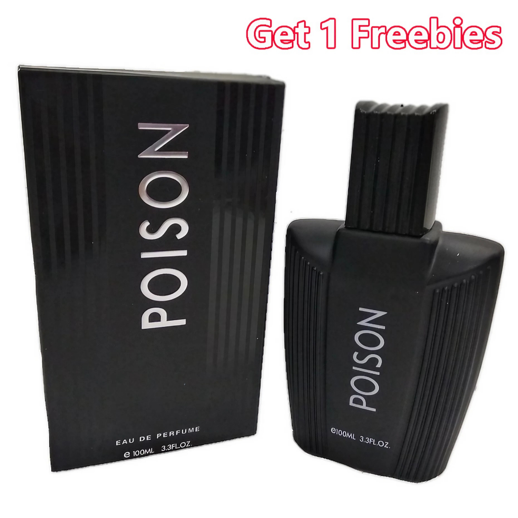 100ML Poison Perfume For Men With Free Gifts | Shopee Philippines