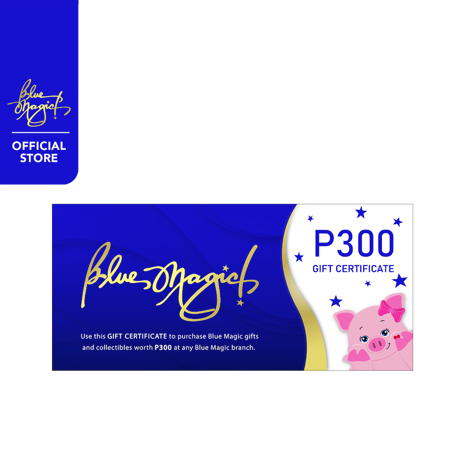 Blue Magic P300 Gift Certificate | Shopee Philippines