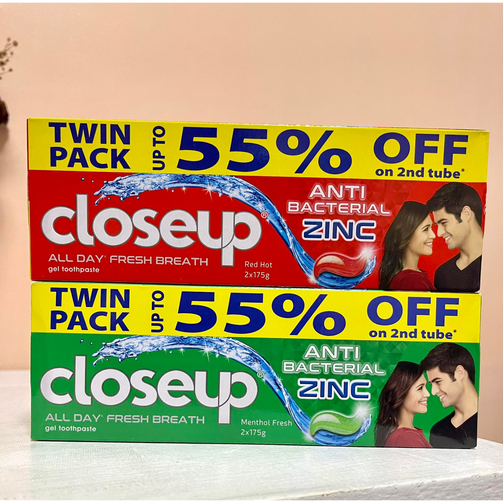 Closeup Toothpaste TWIN PACK 175g x2/120gx2 | Shopee Philippines
