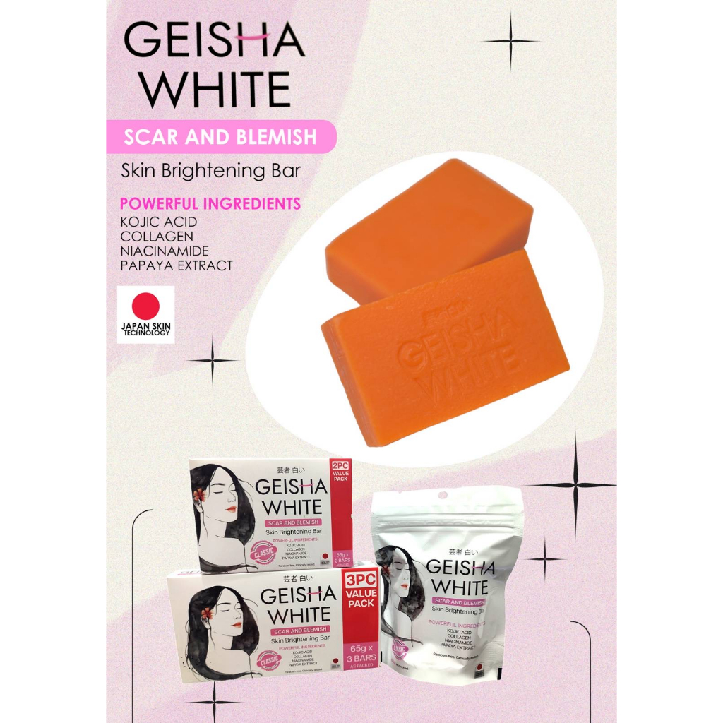 Geisha White Classic Skin Brightening Soap | 2 Pack | Shopee Philippines
