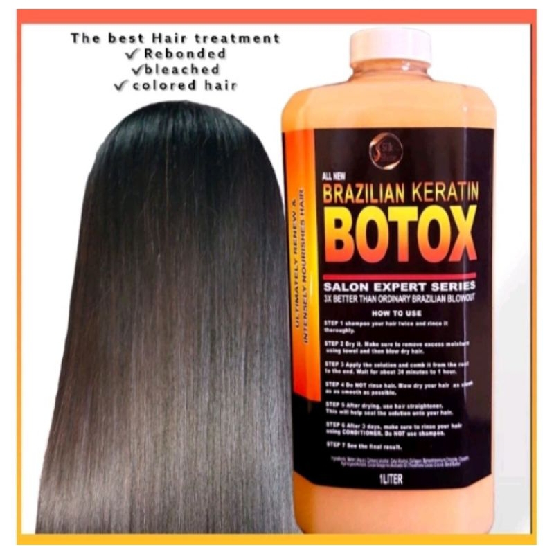 1Liter w/ FREE(100ml) Brazilian Keratin Botox hair treatment| up 80% ...