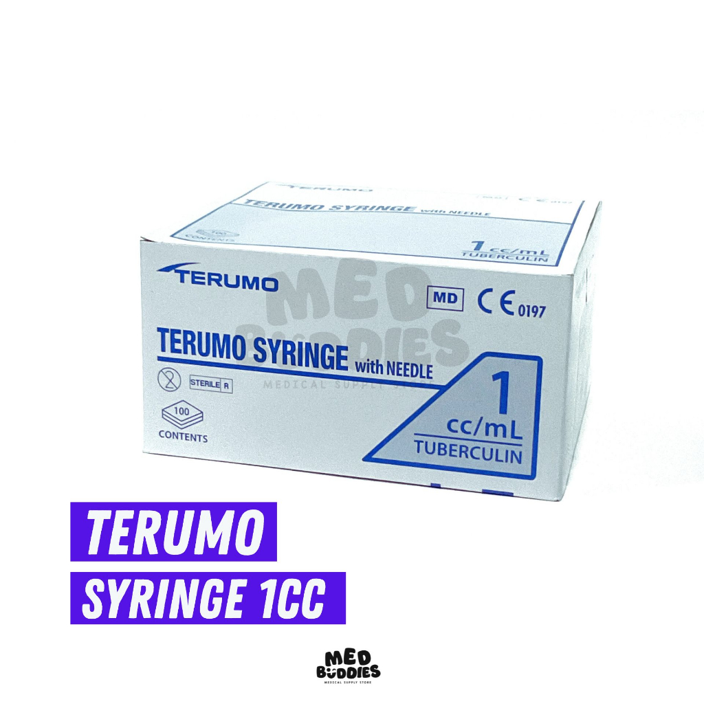 TERUMO Syringe 1cc / Tuberculin (50s / 100s) | Shopee Philippines