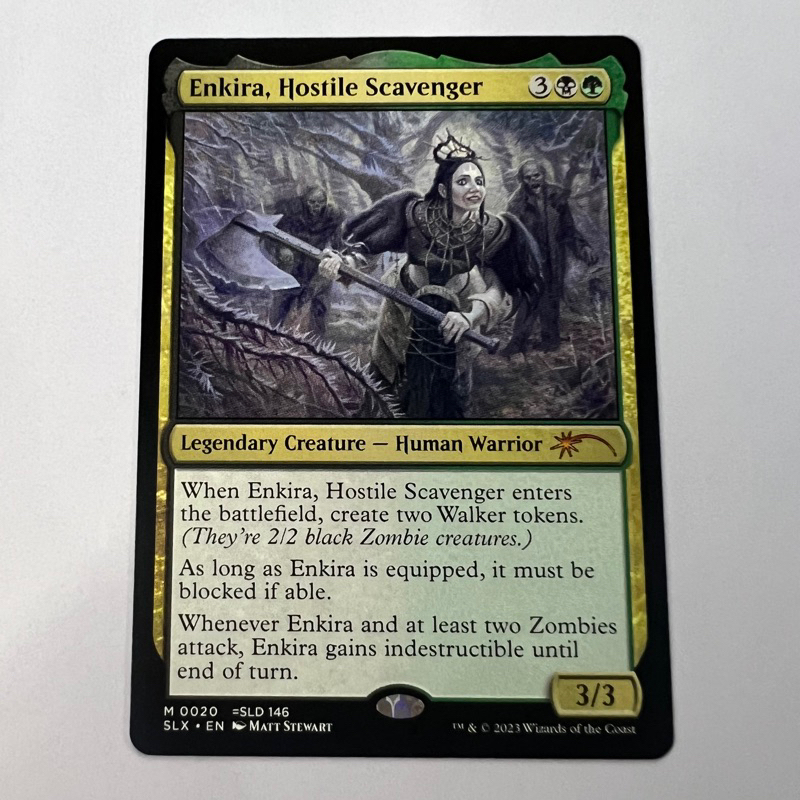 ENKIRA, HOSTILE SCAVENGER | SLX | HUMAN WARRIOR | MTG MAGIC THE ...