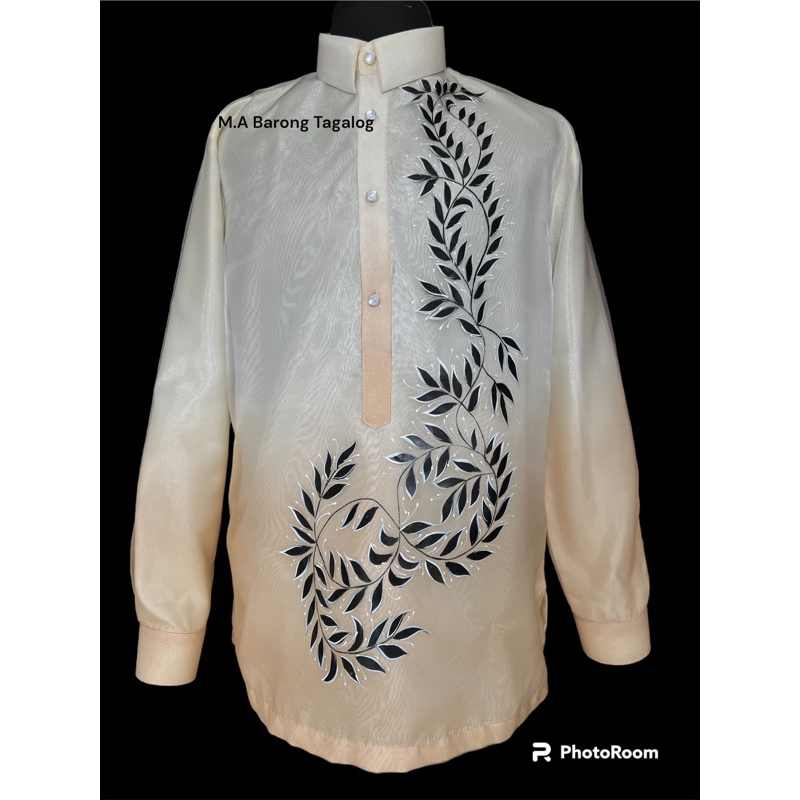 Native Barong Tagalog handpainted for men | Shopee Philippines