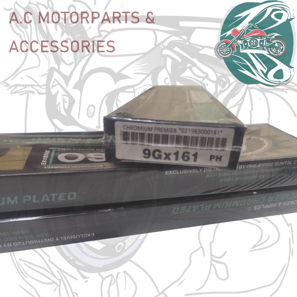 yaguso chrome plated spokes rios Available | Shopee Philippines