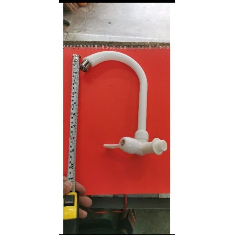 PVC long faucet wall type at lavatory type with teplon HIgh quality ...