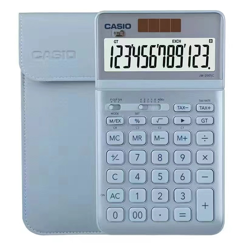 Original CASIO JW 200SC Calculator 12-Digit Junior High School Senior ...