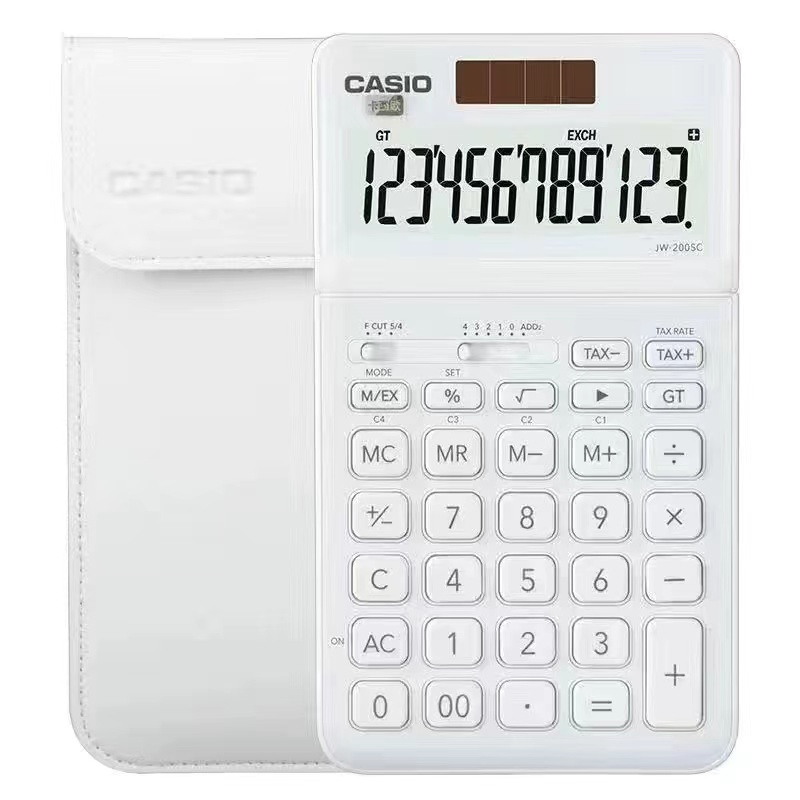Original CASIO JW 200SC Calculator 12-Digit Junior High School Senior ...