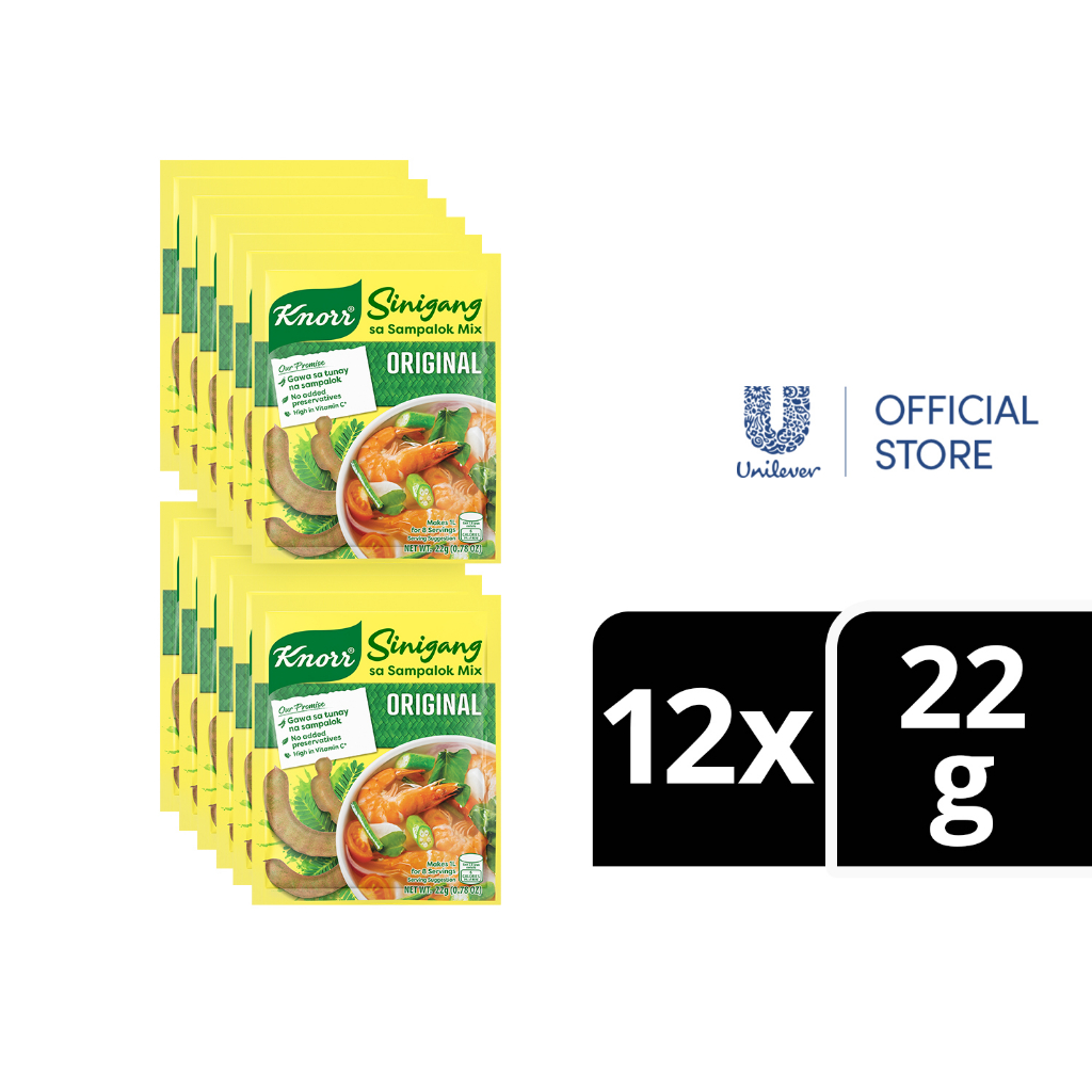 Knorr Sinigang sa Sampalok Original 22G 12x | Shopee Philippines