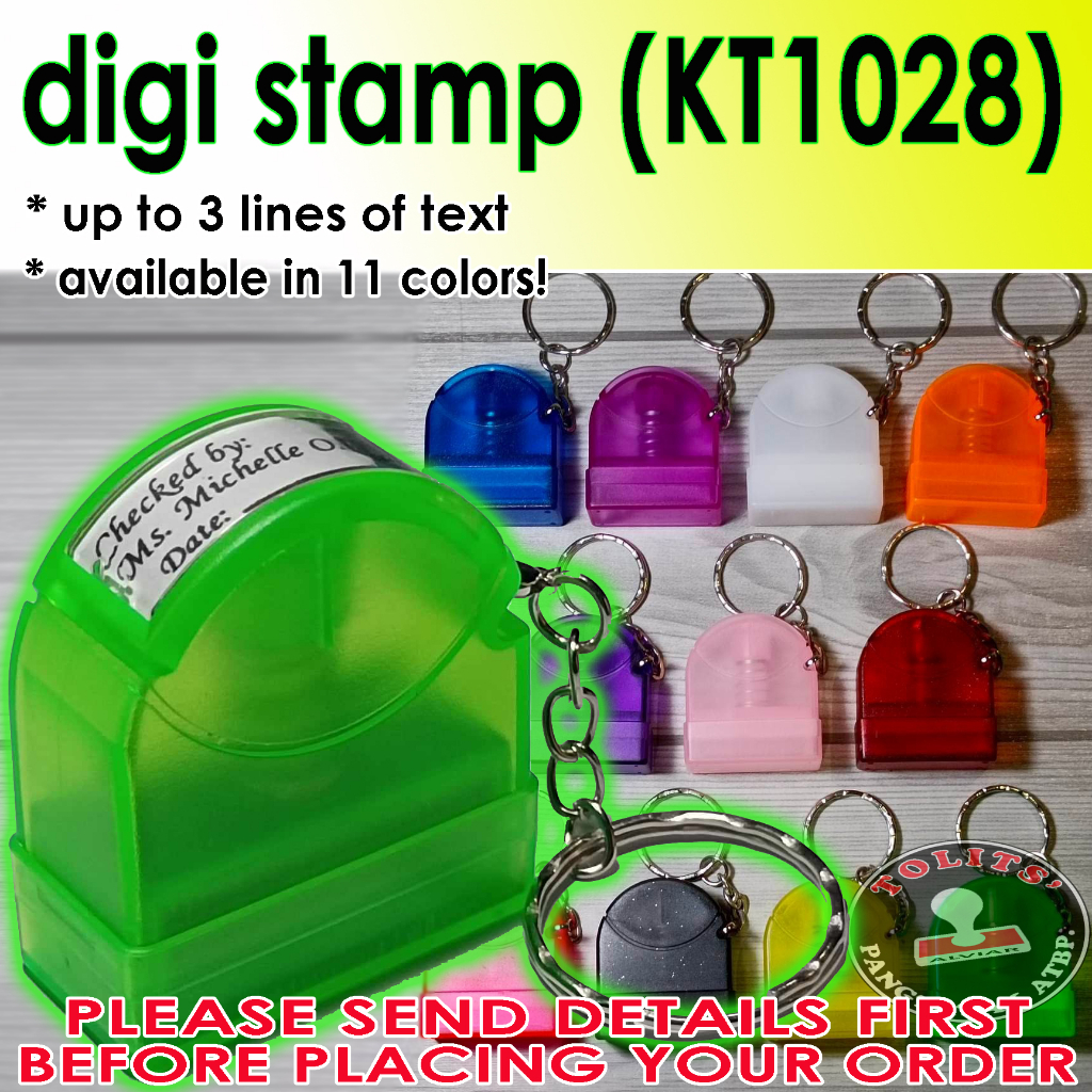 DIGI STAMP KT1028 PERSONALIZED STAMP | Shopee Philippines
