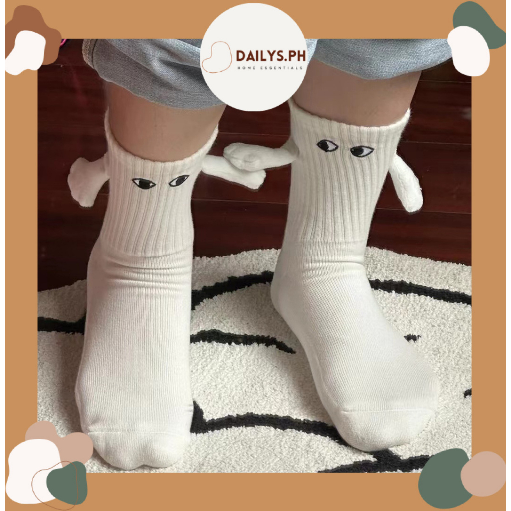 •DAILYS• ON HAND 1 pair Couple Socks Holding Hands Couple Socks for ...