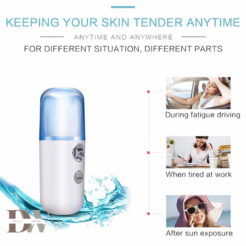 DW Nano Mist Spray Disinfectant Humidifier Face sprayer Facial Steamer ...
