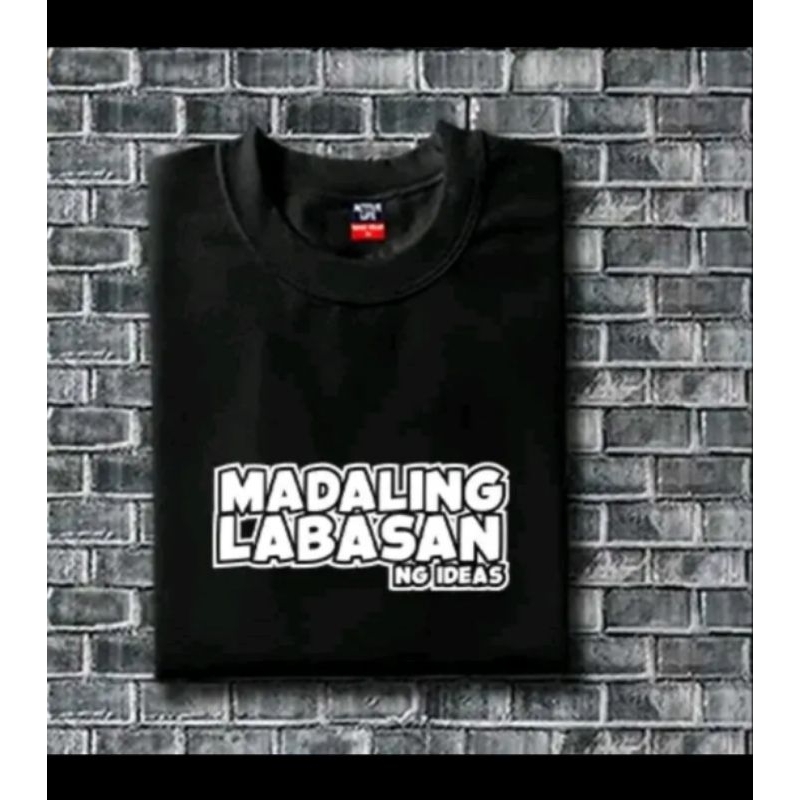 MADALING LABASAN NG IDEA TSHIRT QUALITY COTTON | Shopee Philippines