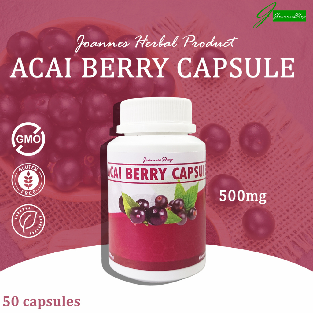 ACAI BERRY CAPSULE (50Capsules) | Shopee Philippines