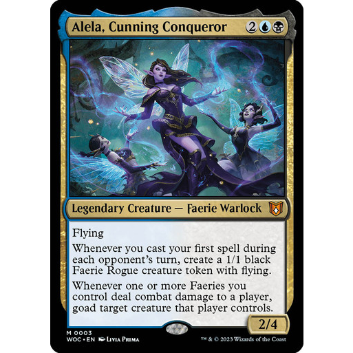 Alela, Cunning Conqueror - Wilds of Eldraine Commander (WOC) | Shopee ...