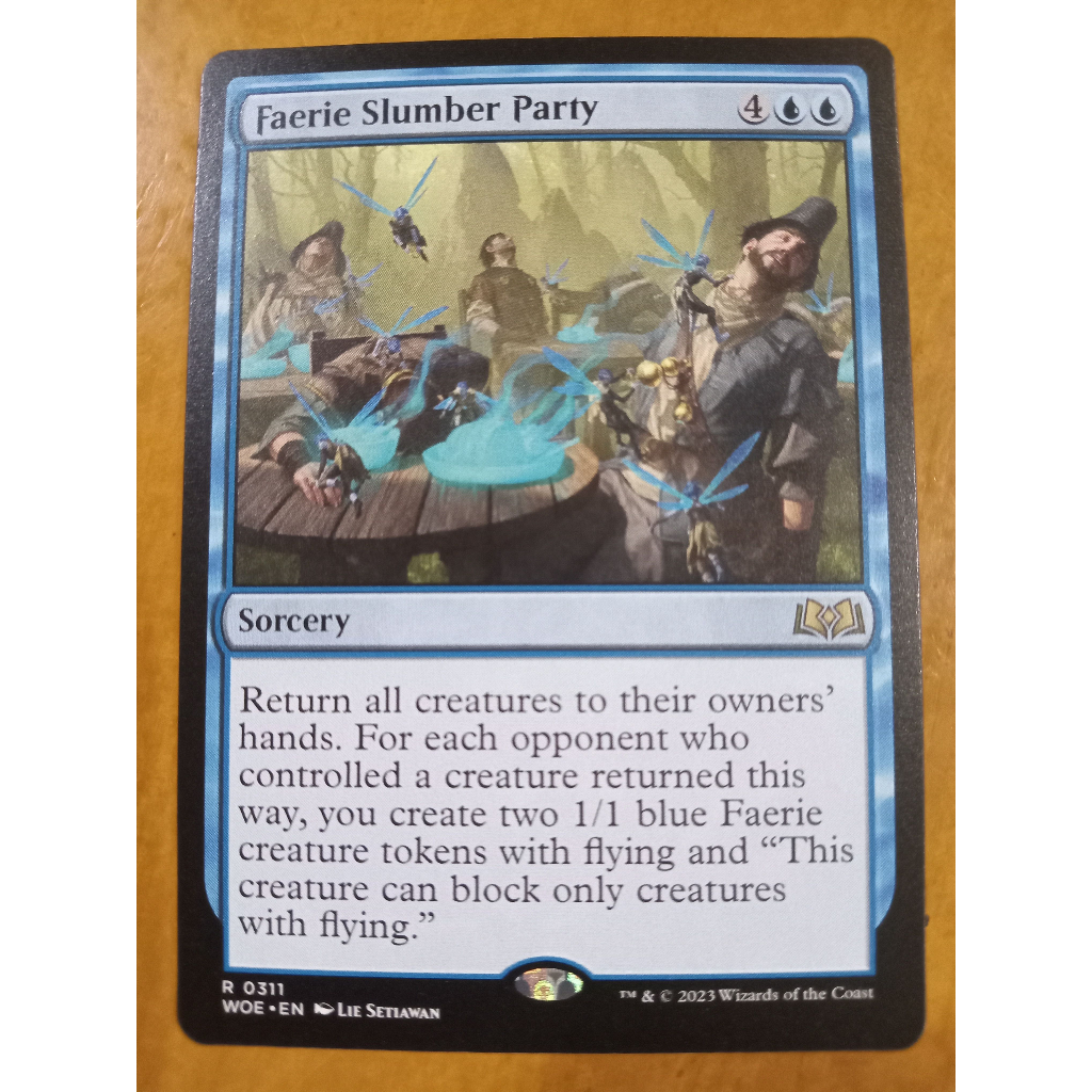 MTG Faerie Slumber Party (Jumpstart) Rare Wilds of Eldraine Magic: the Gathering English ...