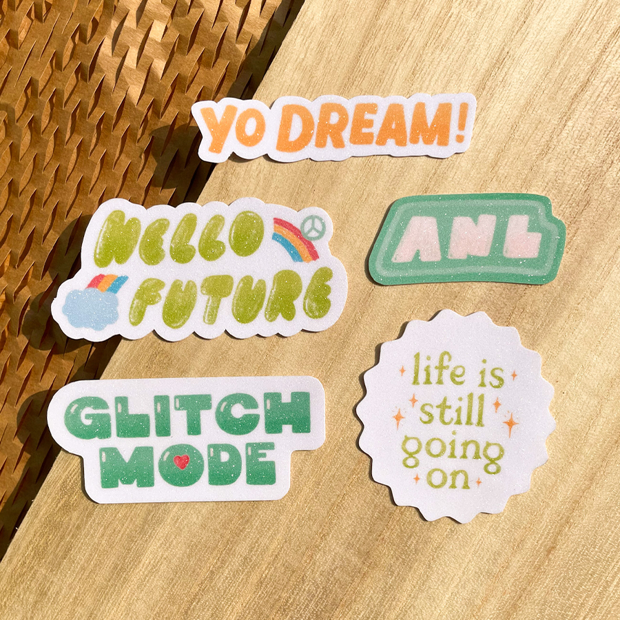 NCT Dream | Vinyl Glitter Sticker Set | Kpop | Andy Lam | Shopee ...