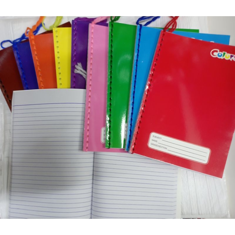 Notebook Colors/P1/Hots Tahi Assorted Color 10colors/pack Sold by 10's ...