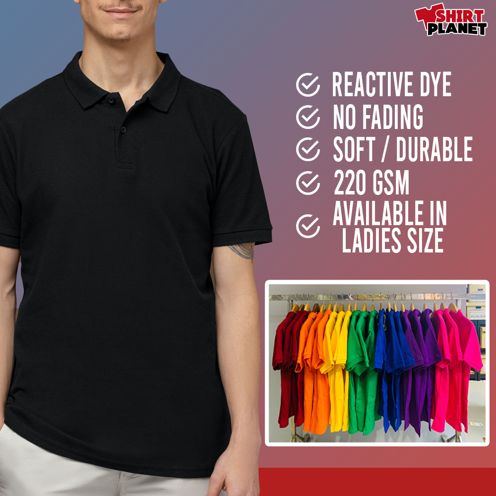 Shirt planet Premium Polo Shirt Plain Uniform Giveaway Promotional Gift ...