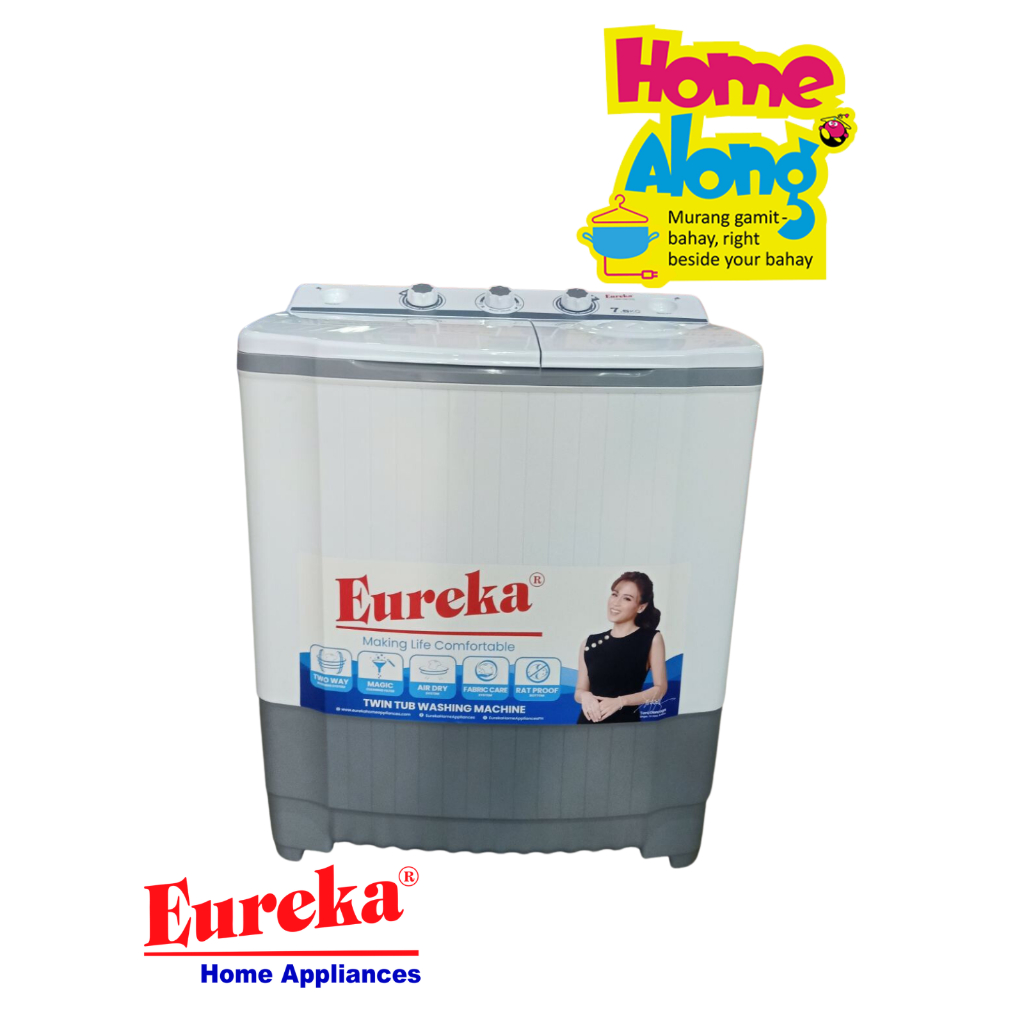 EUREKA TWIN TUB WASHING MACHINE ERK.EWM750DELITE | Shopee Philippines