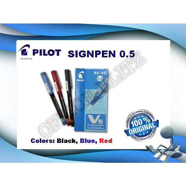 Pilot Hi-Techpoint v5 signpen (per piece) | Shopee Philippines