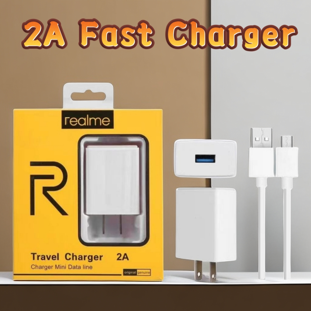 Realme original vooc Fast Charger Micro USB Android Type C Data Line ...