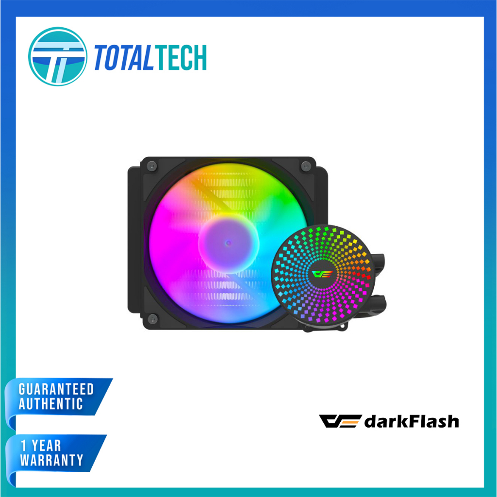 DarkFlash Radiant DC 120 Liquid CPU Cooler AIO | Shopee Philippines
