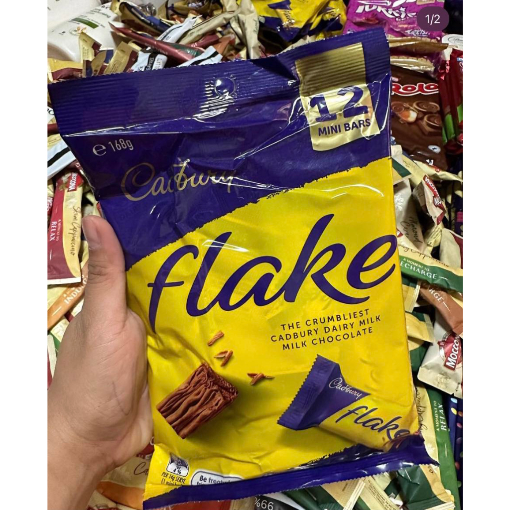 cadbury flakes 12 mini chocolate bars | Shopee Philippines