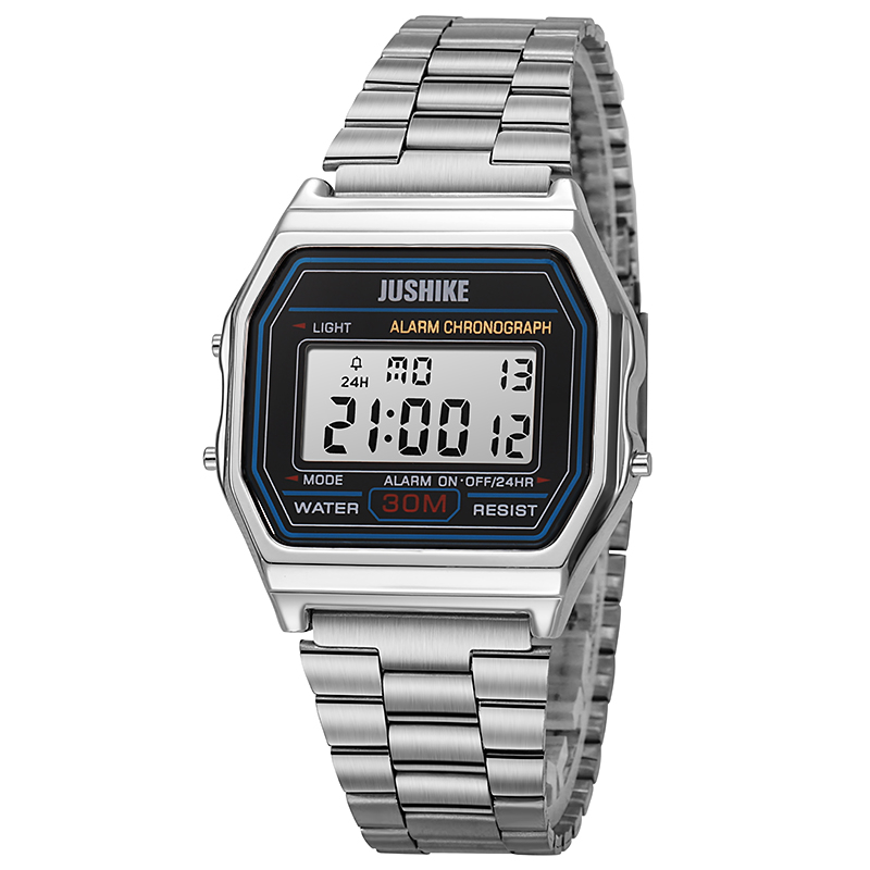 Super High Quality Waterproof Korean Unisex Classic Digital Watch ...