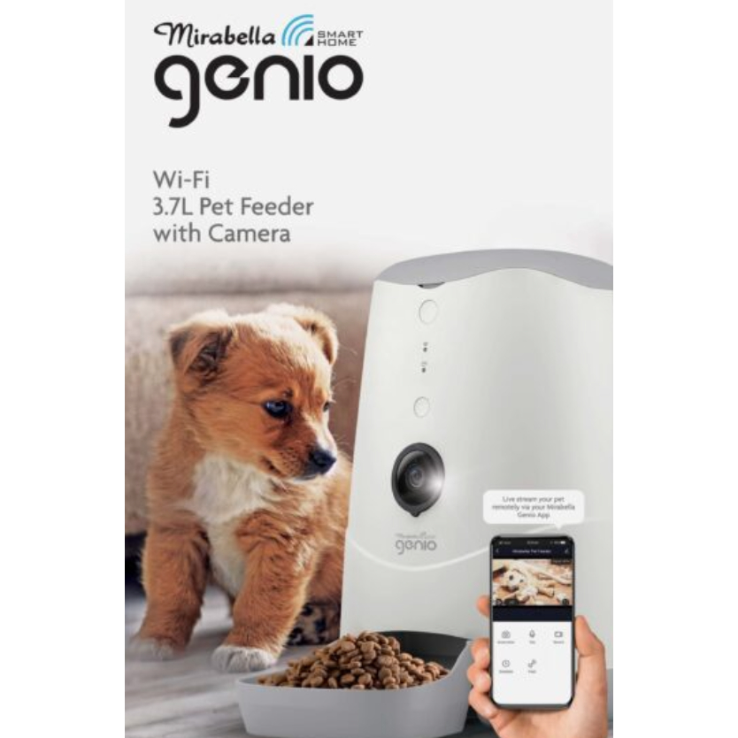Mirabella Genio Wi-Fi 3.7L Pet Feeder with Camera (Item Code 610 ...