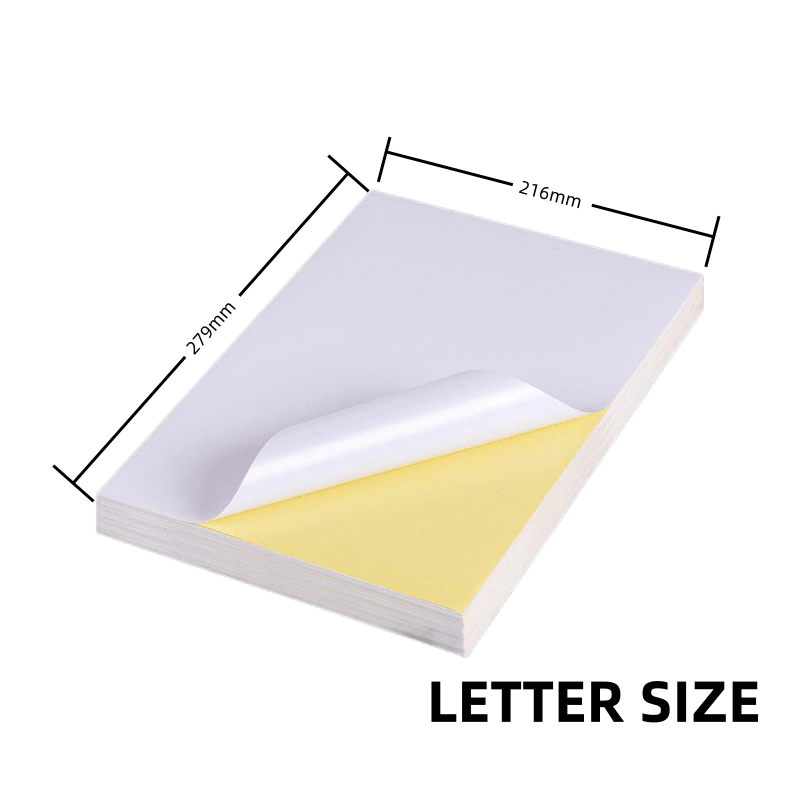 Printable Sticker Paper size[a4/letter/legal] 50/100 Sheets for laser ...