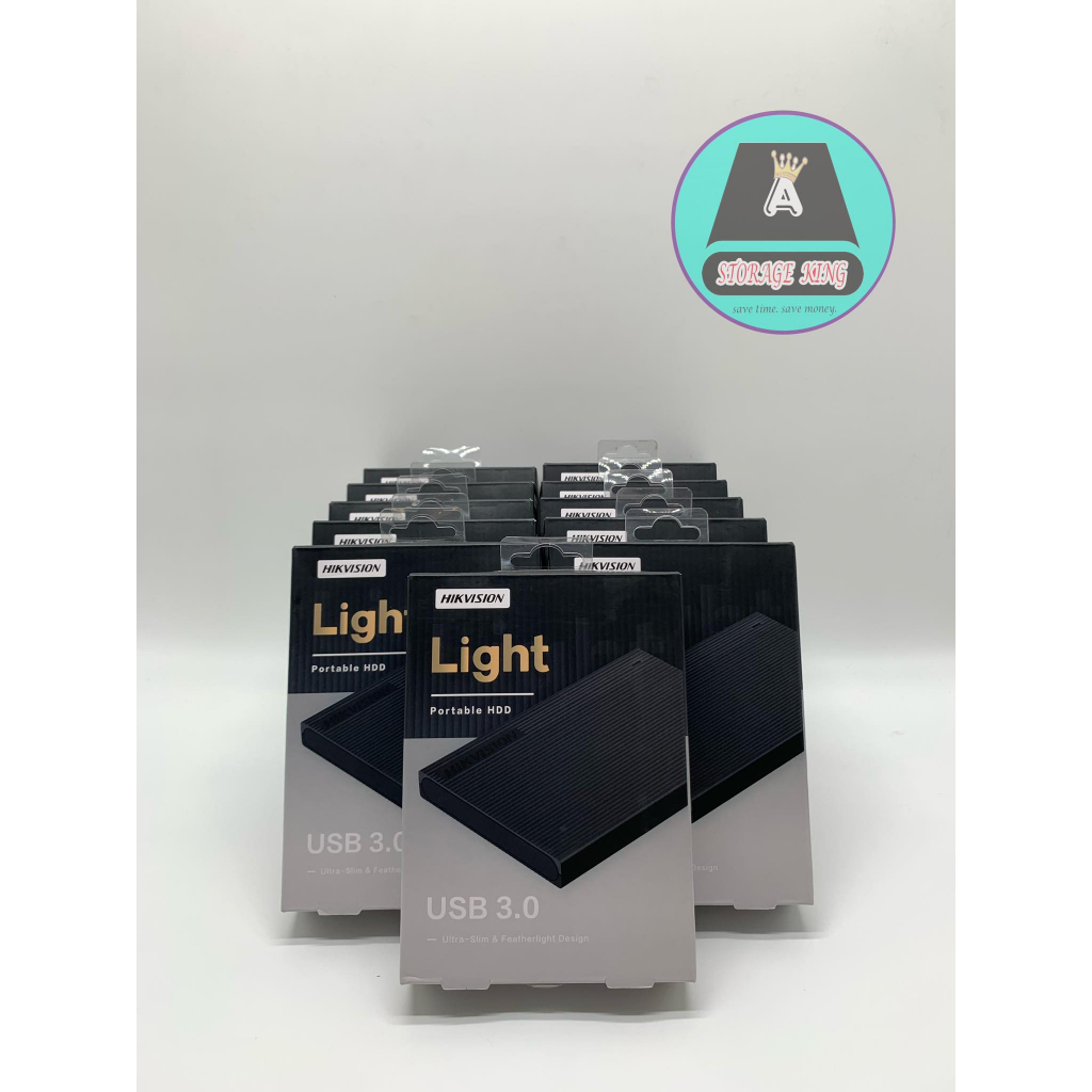 1TB HIKVISION LIGHT PORTABLE HARDRIVE ULTRA SLIM 3.0 LATEST MODEL (HS ...