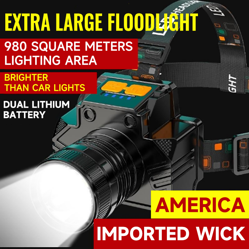 glare Multifunctional Outdoor USB Headlamp Flashlight Led Headlight ...
