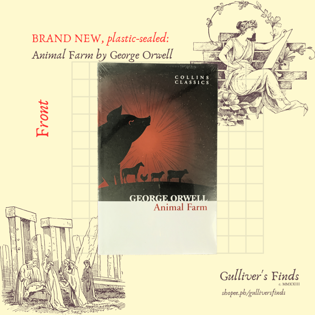(Satire; Novella) Genuine: Animal Farm by George Orwell | Shopee ...