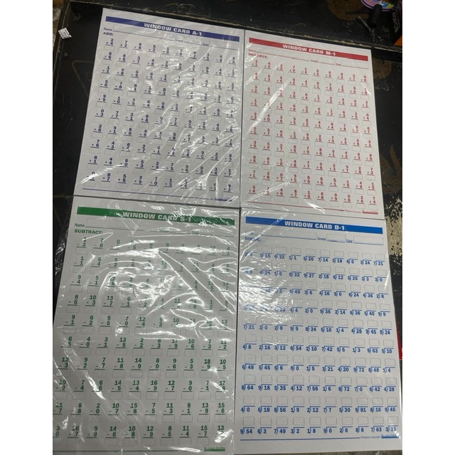 Window card sold per bundle /1bundle 50pcs (A1-D1 -M1-S1) | Shopee ...