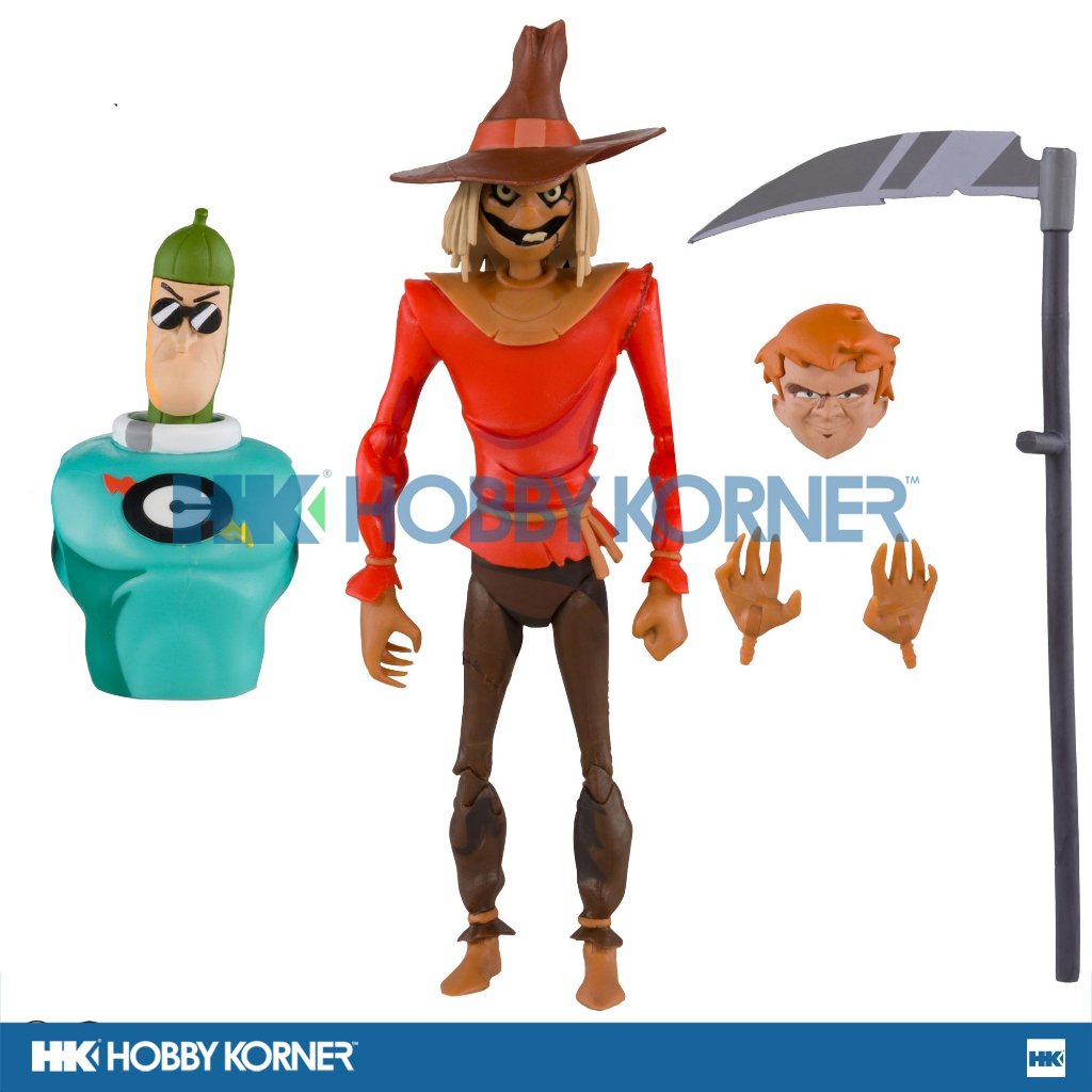 (IN STOCK) MCFARLANE TOYS 6 Inch Scale BTAS Scarecrow (Build-A ...