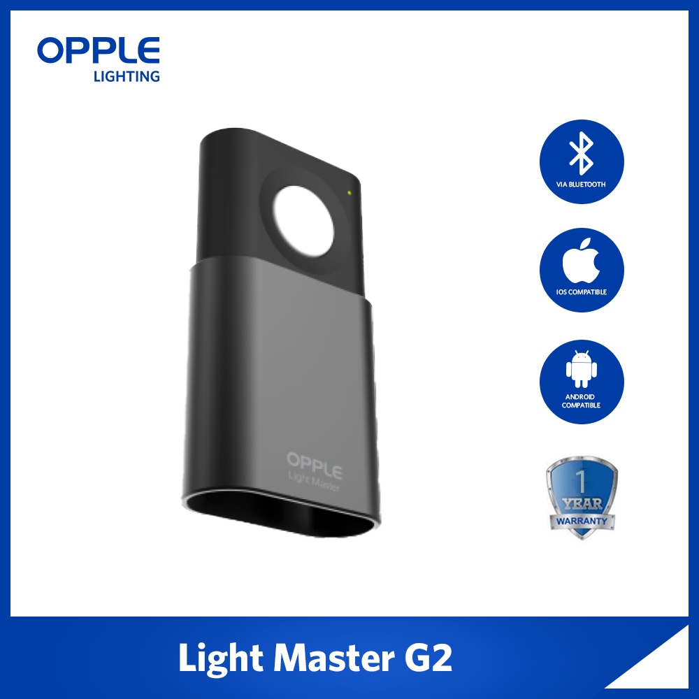 OPPLE Light Master GII Convenient Portable Light Sensor Bluetooth IOS Android APP Sensor Light ...