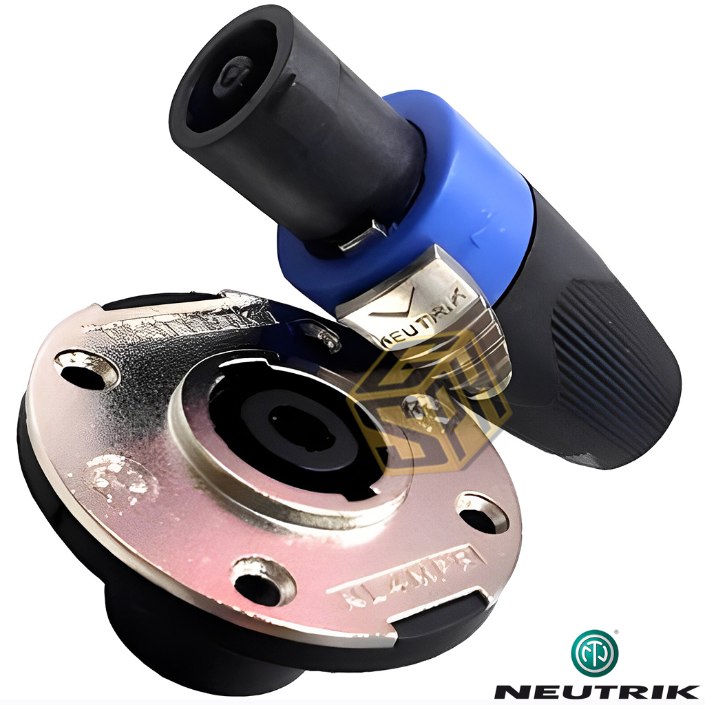 ⭐ 1PAIR Neutrik SpeakON Male Plug With SpeakON Female Jack Rounc ...