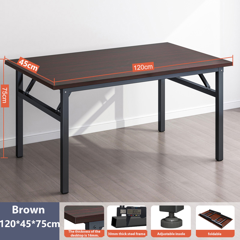 Wooden Computer Foldable desk Table 120cm Home & Office Desk Study ...