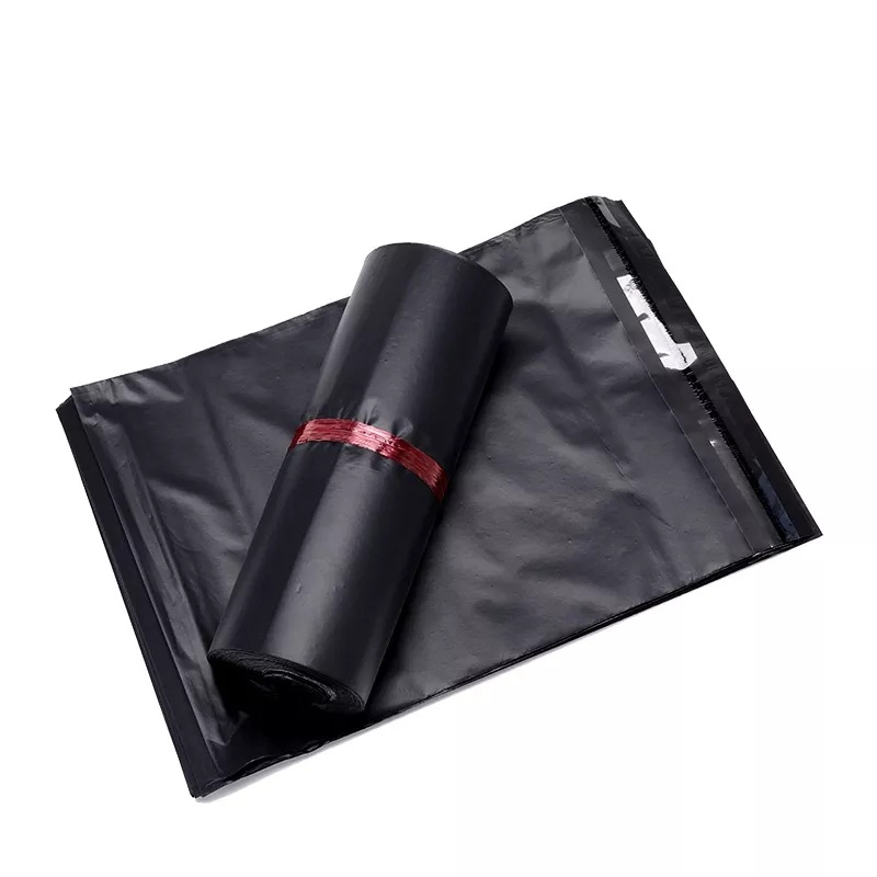 100pcs black courier pouch plain pouch express pouch Parcel Pouch ...