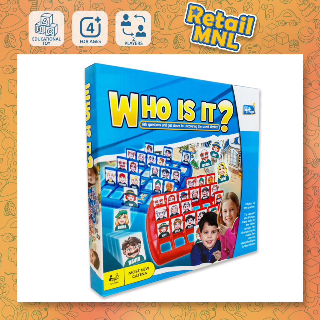 Retailmnl Who Is It Guessing Game Plastic Folding Board Game Toy Kids ...