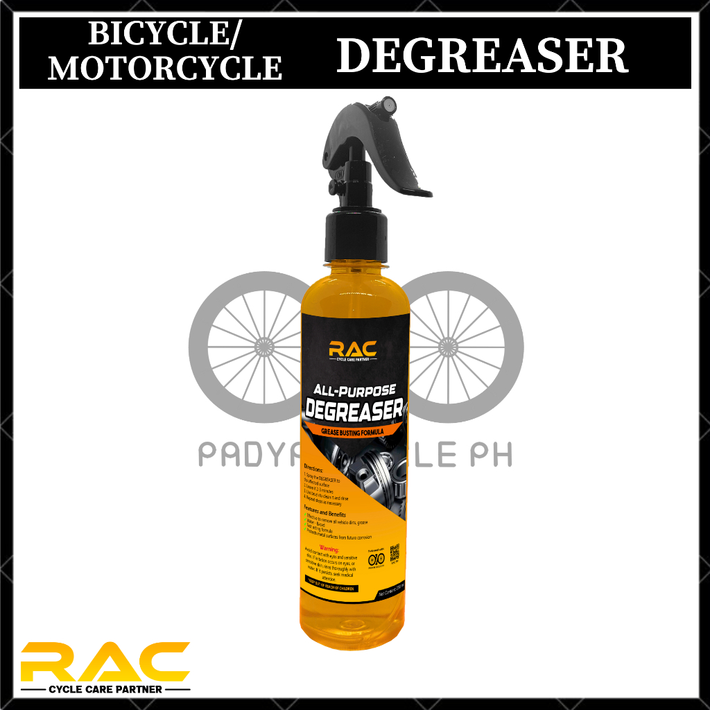 RAC Bike/Motorcycle 250ml All Purpose Degreaser Trigger Spray | Shopee ...