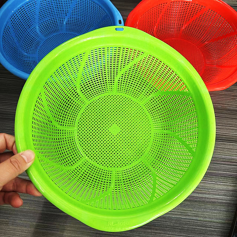 Kitchen Plastic Tao Rice Washing Rice Sieve Basketball Fruit Basket ...