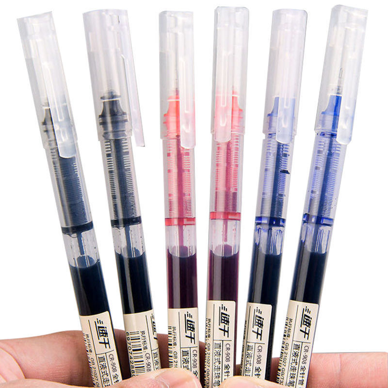 Exam Signature Gel Pen 0.5mm Black Blue Red Ink School Office Student ...