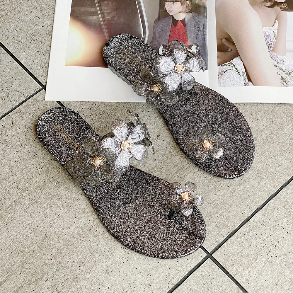 brazilan kt women new fashion style flat sandal flower design with ...