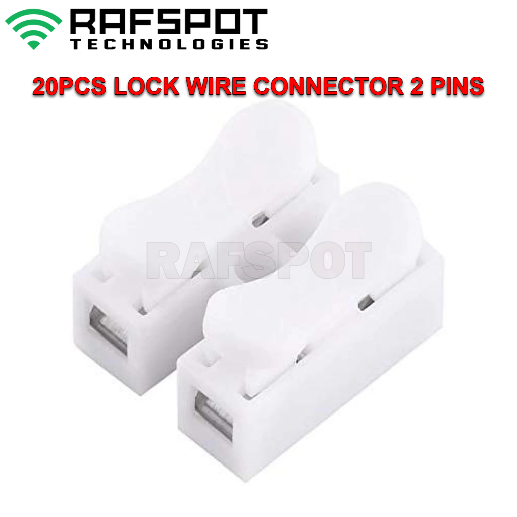 20PCS LOCK WIRE CONNECTOR 2PINS | Shopee Philippines