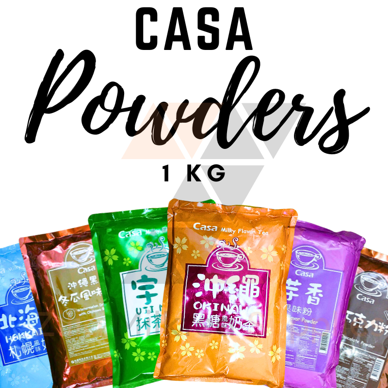 CASA Powder Flavors 1kg for Milktea, Milk Tea, Shakes and Frappe ...